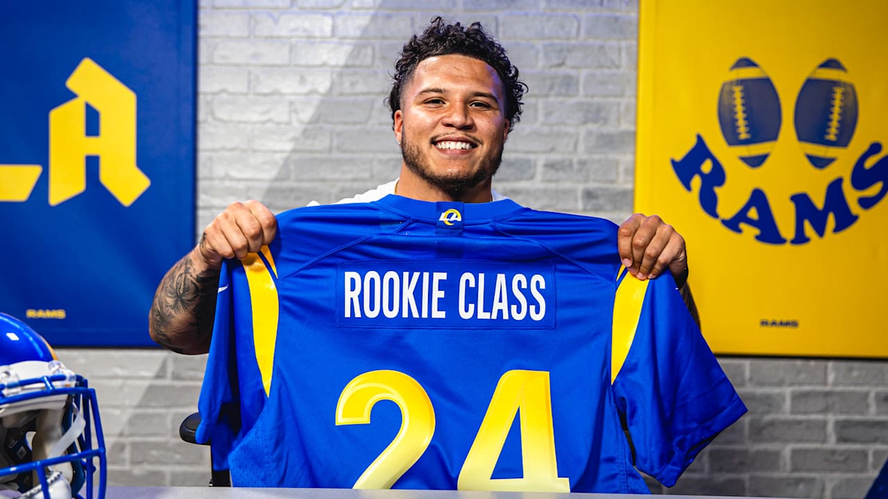 THROWBACK: Running back Blake Corum's 2024 Draft call with head coach ...