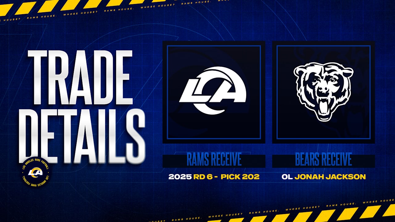 Rams trade offensive lineman Jonah Jackson to Bears