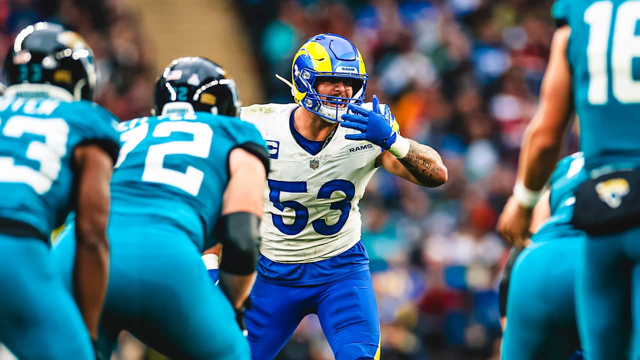 Nate Landman sacks Trevor Lawrence - Los Angeles Rams Highlights - Week 7 vs. Jacksonville ...