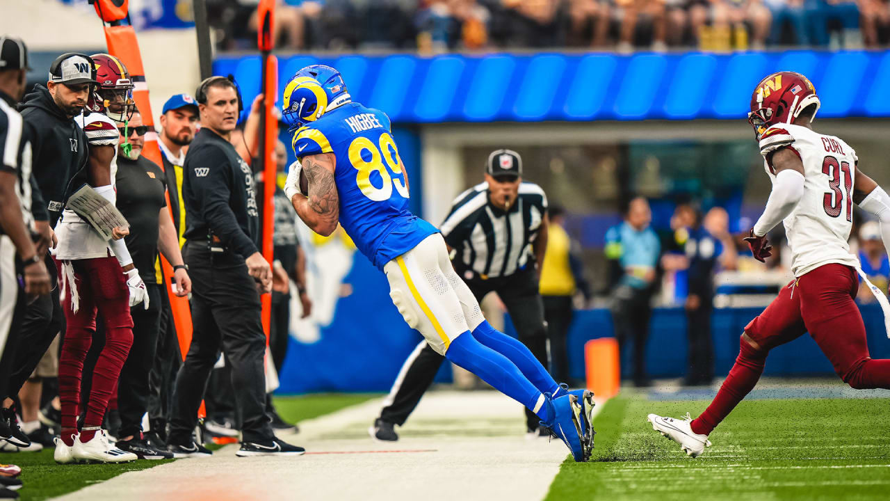 Tyler Higbee toe-taps the sideline on chain-moving 14-yard grab | Week ...