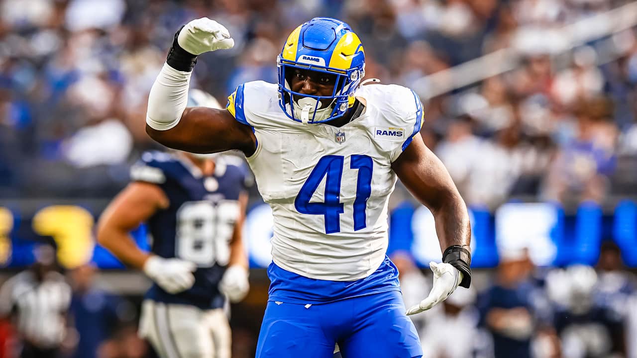 Josaiah Stewart sack - Los Angeles Rams highlights preseason week 1 vs ...