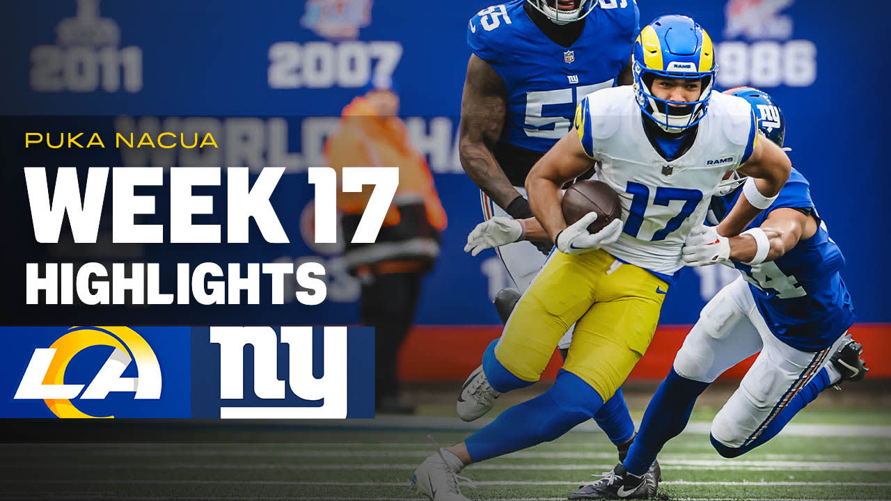 Puka Nacua's best plays from his 137-yard game vs. New York Giants in ...