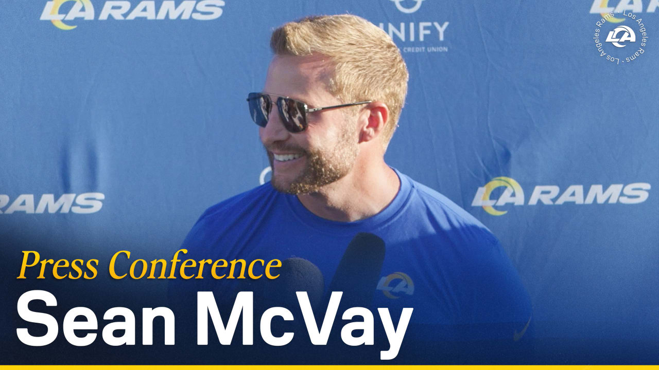 Los Angeles Rams Training Camp Press Conference | Head coach Sean McVay ...