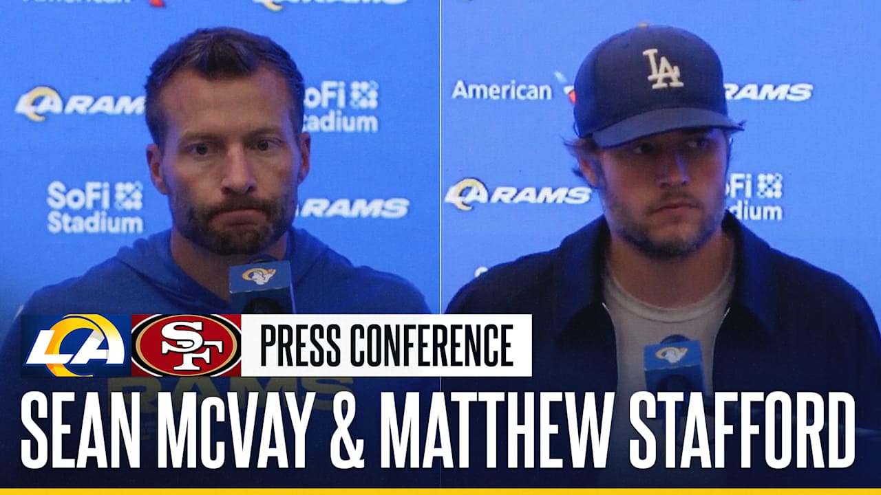 Sean McVay & Matthew Stafford recap overtime loss to San Francisco ...