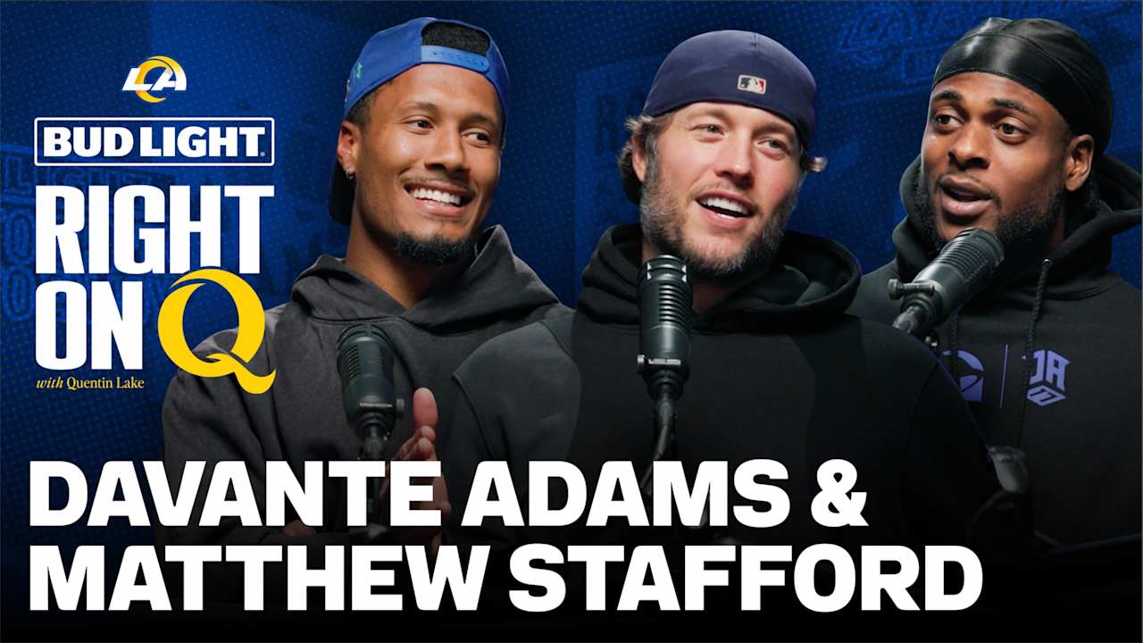 Los Angeles Rams quarterback Matthew Stafford & wide receiver Davante ...