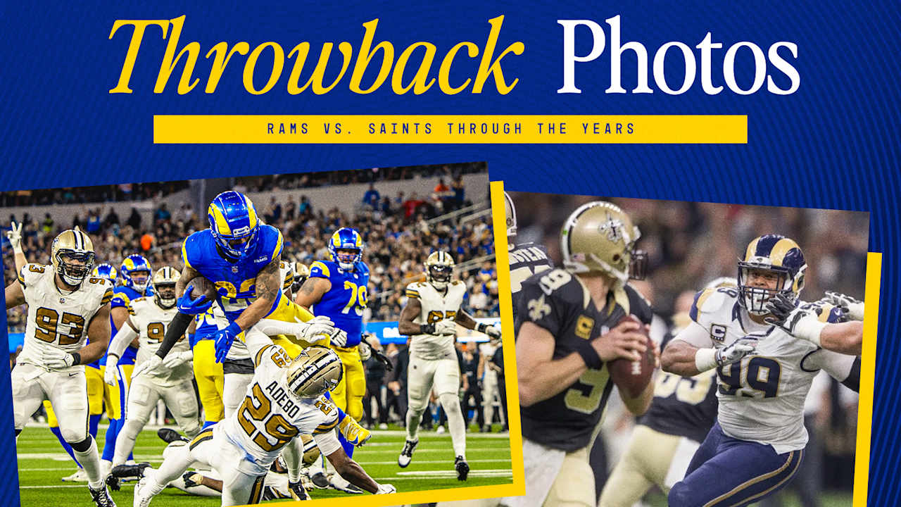 THROWBACK PHOTOS: Rams vs. Saints through the years