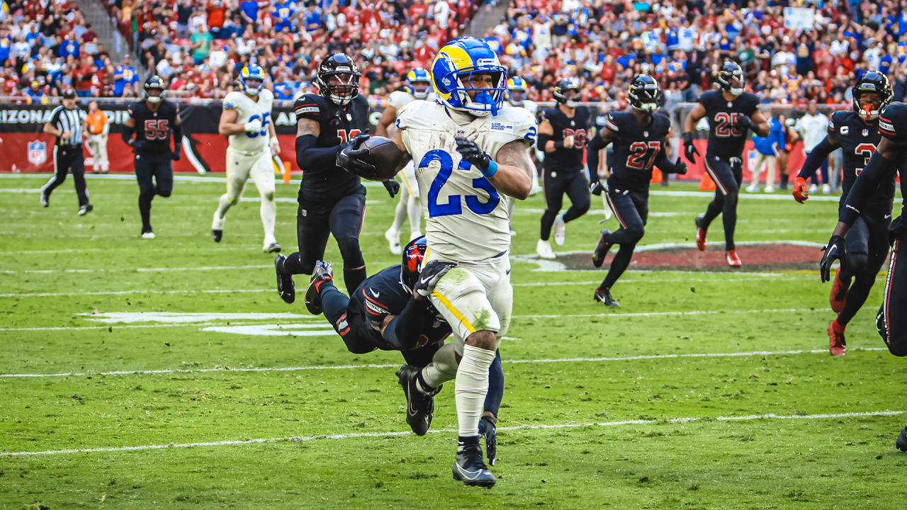 Los Angeles Rams running back Kyren Williams takes off for 56-yard ...