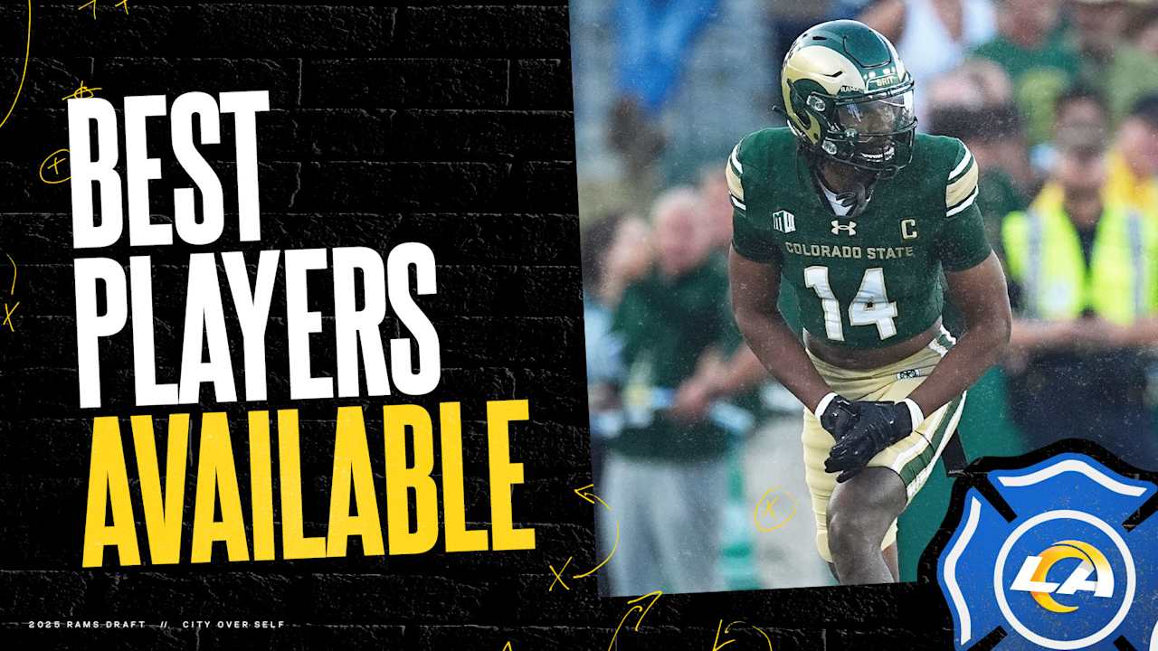 2025 NFL Draft: Best players available at Rams' positions of need ...