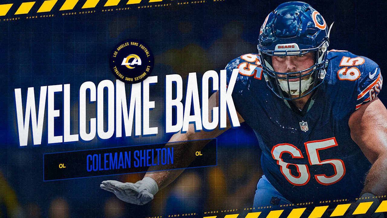 Rams sign center Coleman Shelton to 2-year deal