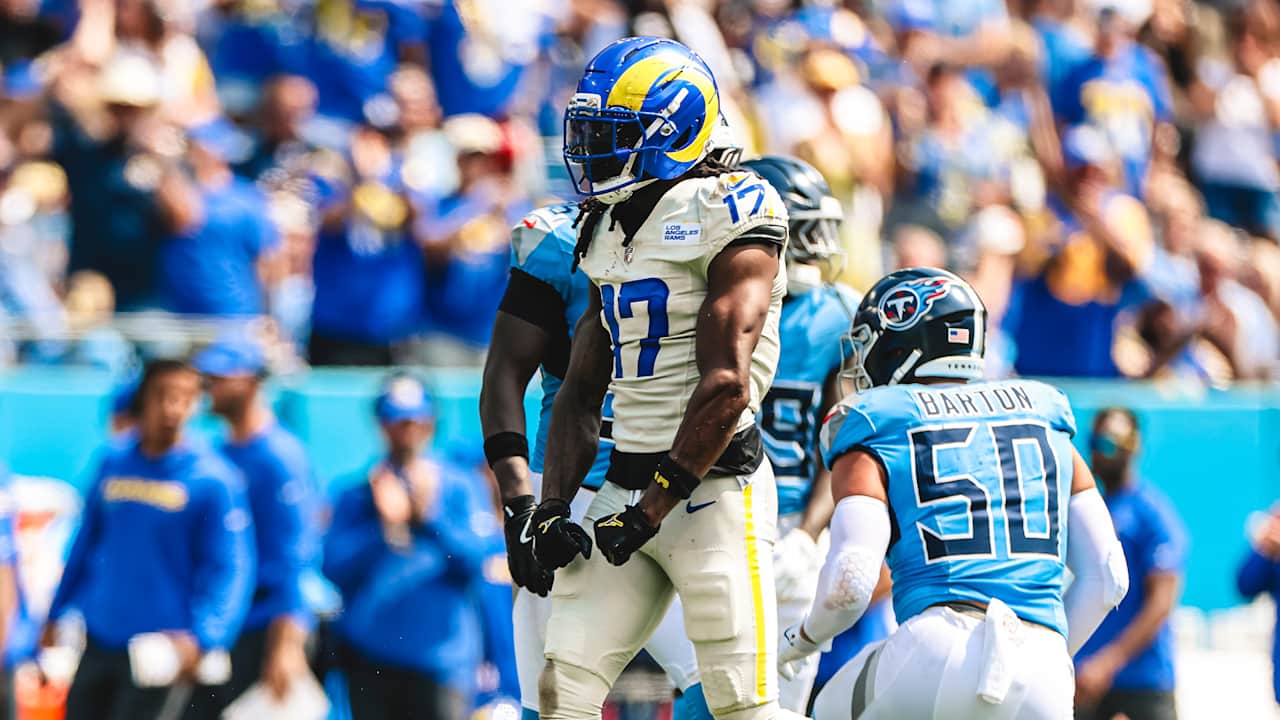 Davante Adams 33-yard reception - Los Angeles Rams Highlights - Week 2 ...