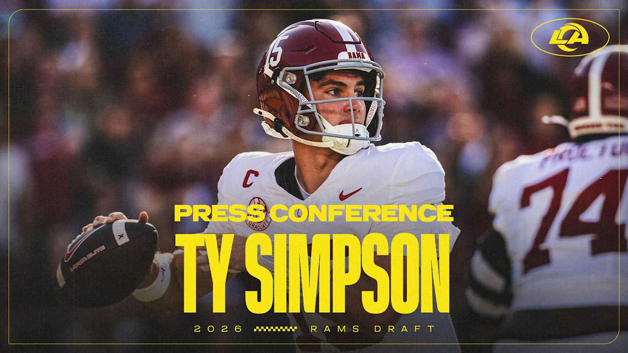 Ty Simpson on being drafted by the Rams, getting to learn from Matthew ...