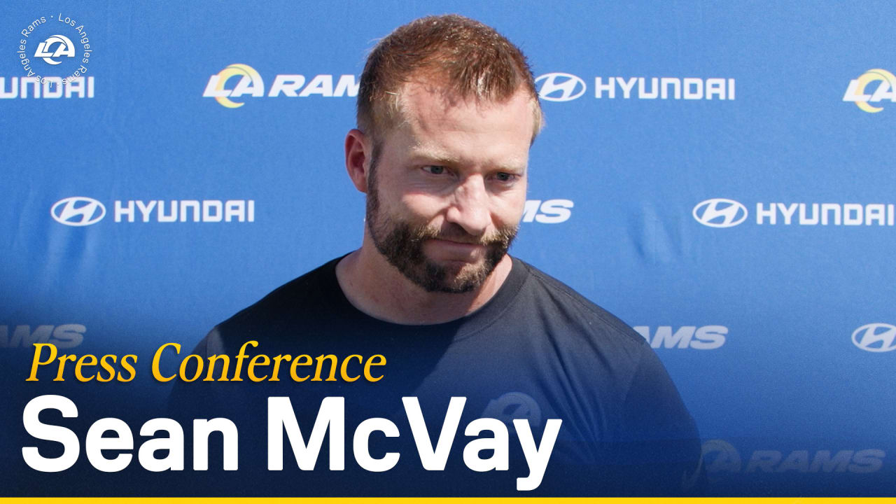 Los Angeles Rams Press Conference | Head coach Sean McVay talks about ...