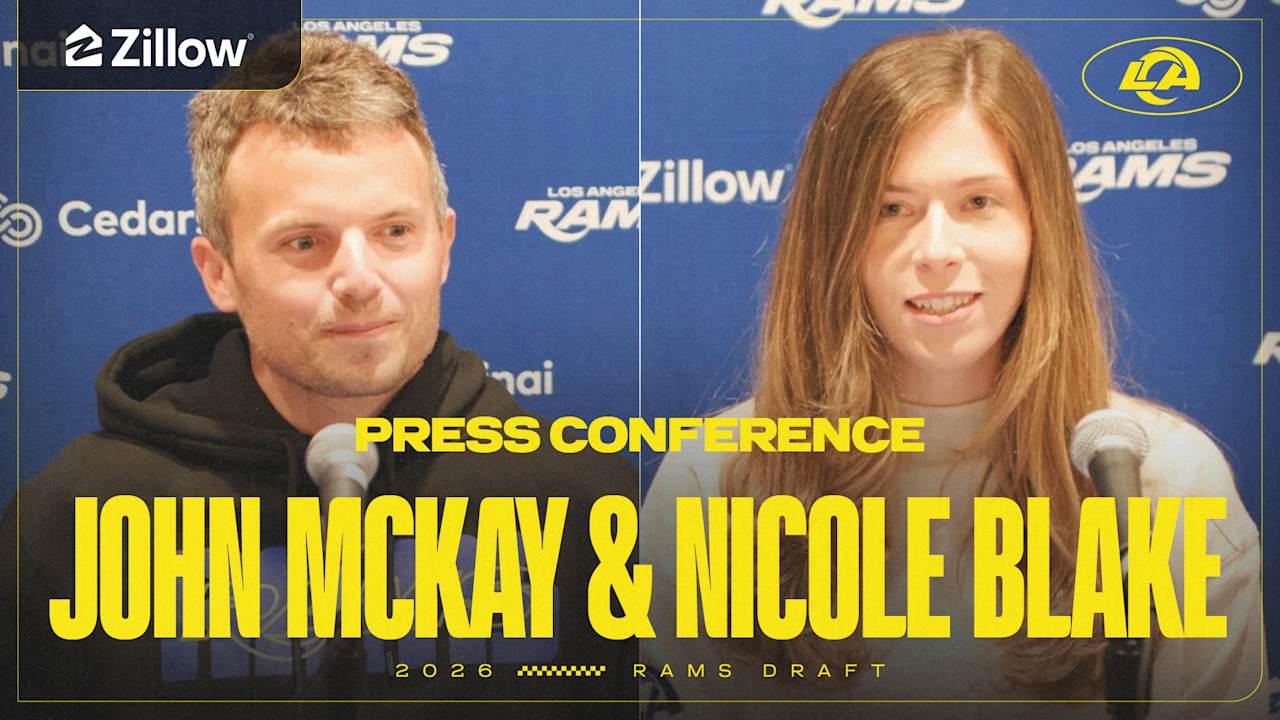 Press Conference: Assistant GM John McKay & Director of Scouting Nicole ...