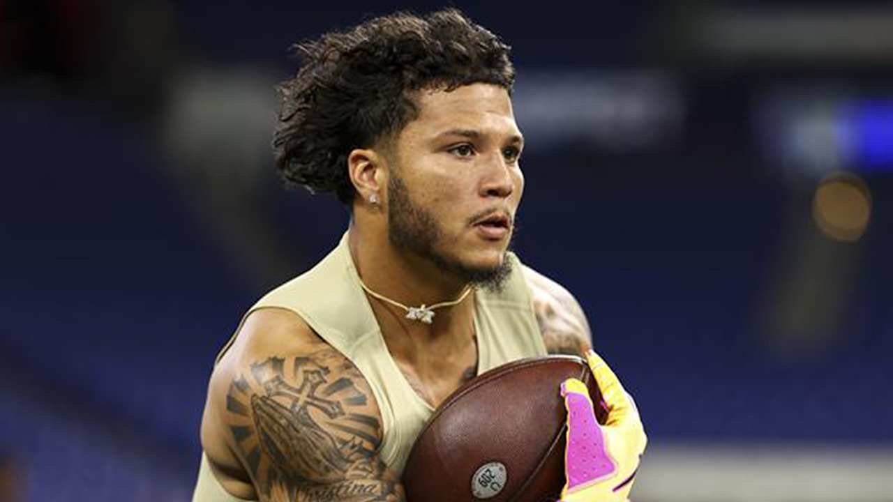 Los Angeles Rams Combine Highlights: Rams running back Blake Corum's ...