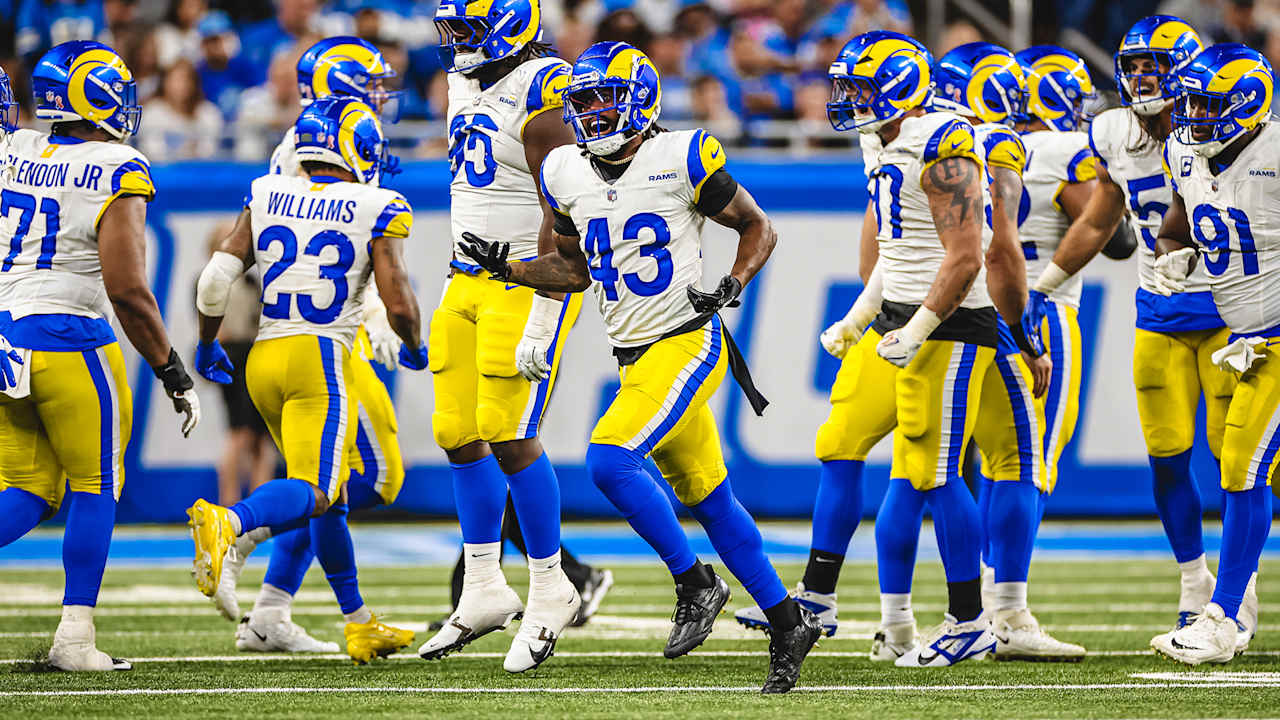 John Johnson interception Lions | Los Angeles Rams Highlights | Rams ...