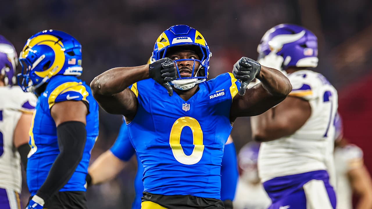 Byron Young Sack | Los Angeles Rams Highlights | Wild Card vs ...