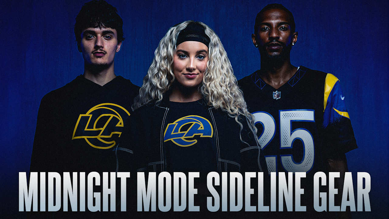 MERCHANDISE PHOTOS: Rams Rivalries "Midnight Mode" sideline gear