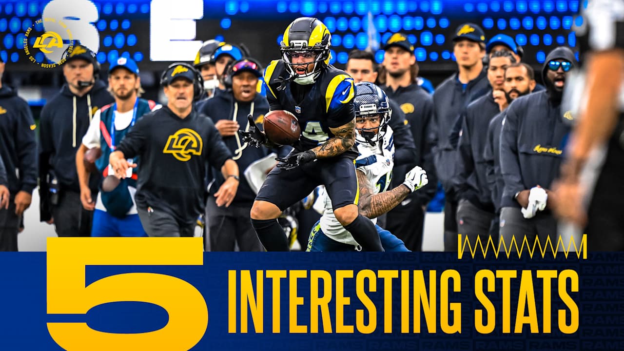 5 interesting stats from the Rams' 21-19 win over Seahawks: Takeaways ...