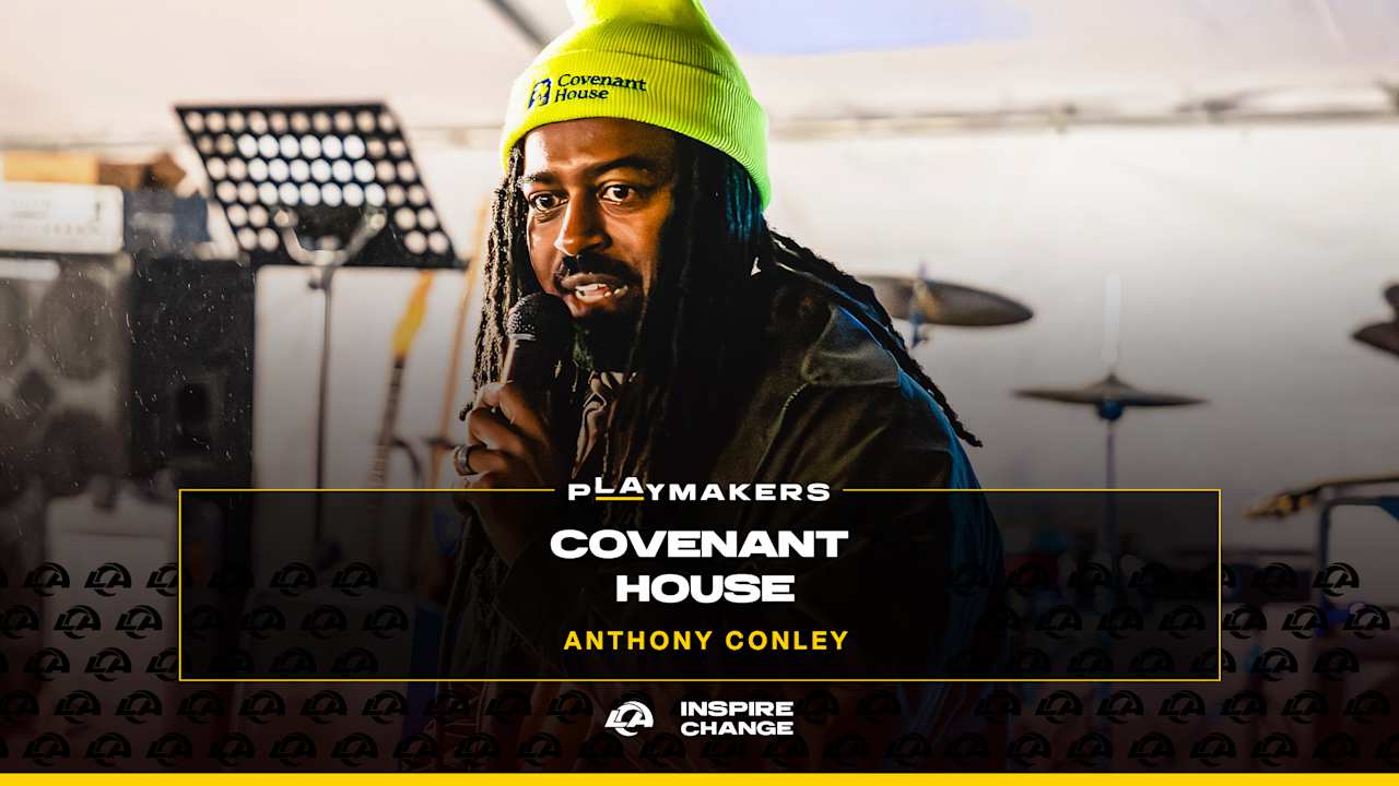 Anthony Conley of Covenant House California is Rams' ninth 'pLAymaker ...