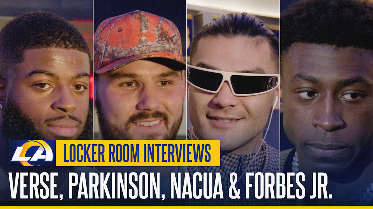 Outside linebacker Jared Verse, tight end Colby Parkinson, wide ...