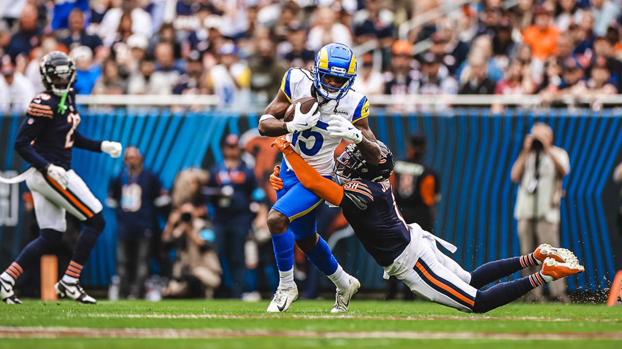 Matthew Stafford Demarcus Robinson 19 yard throw & catch | Los Angeles ...