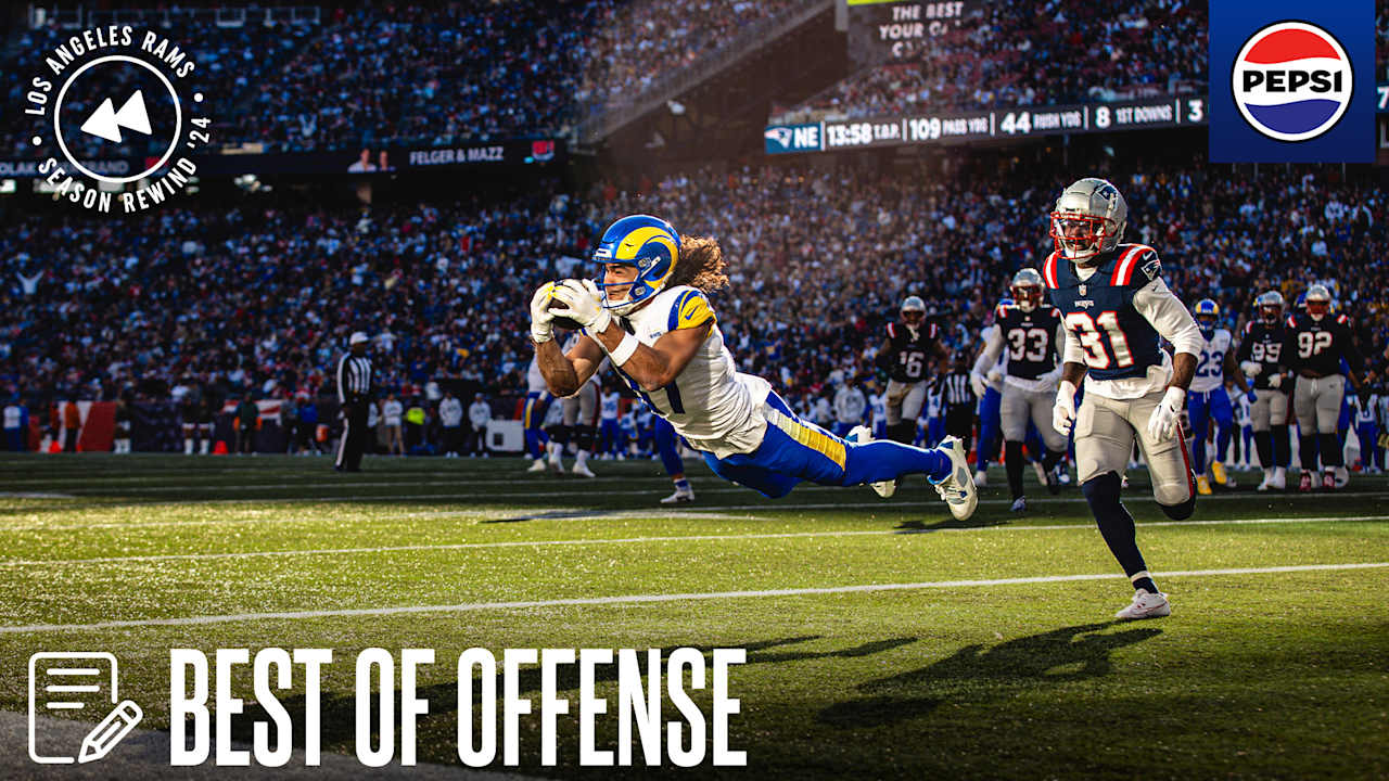 Top 5 offensive plays from Rams' 2024 season: Puka Nacua catches, milestone touchdowns, Matthew ...