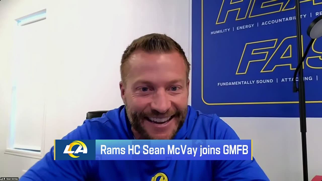 Sean McVay joins Good Morning Football crew to talk OT win over ...