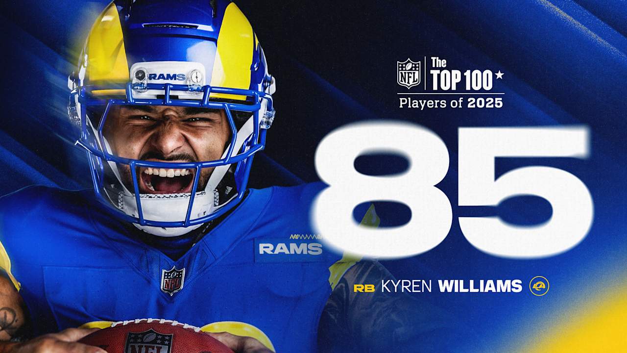 Rams running back Kyren Williams is No. 85 on NFL Top 100 Players of 2025