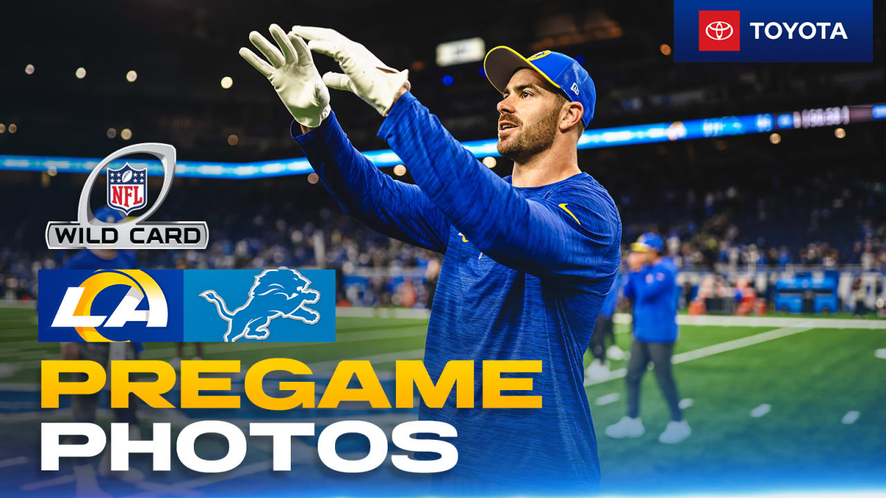 PREGAME PHOTOS: Tyler Higbee, Aaron Donald & more Rams players warm up ...