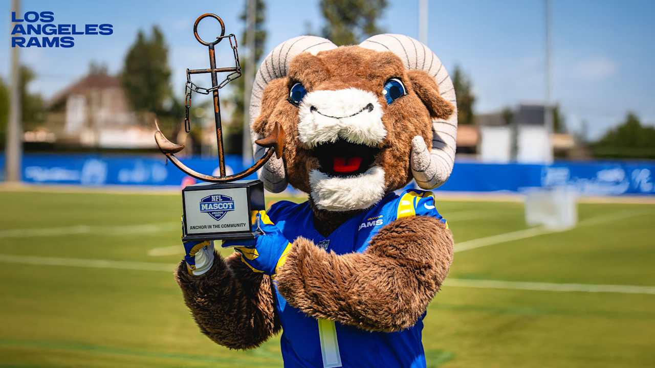 Los Angeles Rams mascot Rampage awarded with NFL 'Anchor in the ...