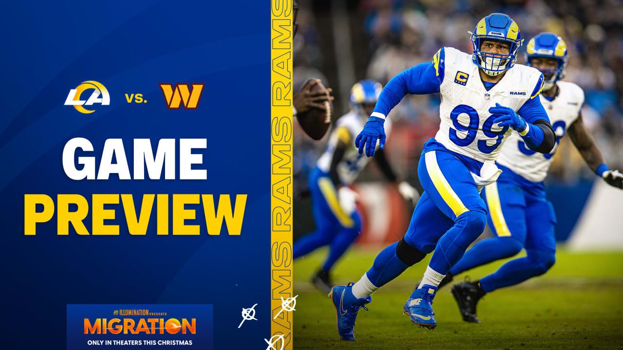 Week 15 Game Preview: Rams & Commanders battle in the first of two ...