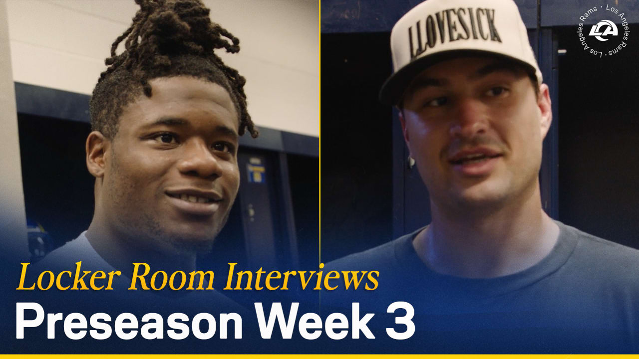 Los Angeles Rams Post Game Locker Room Interviews | running back Zach ...