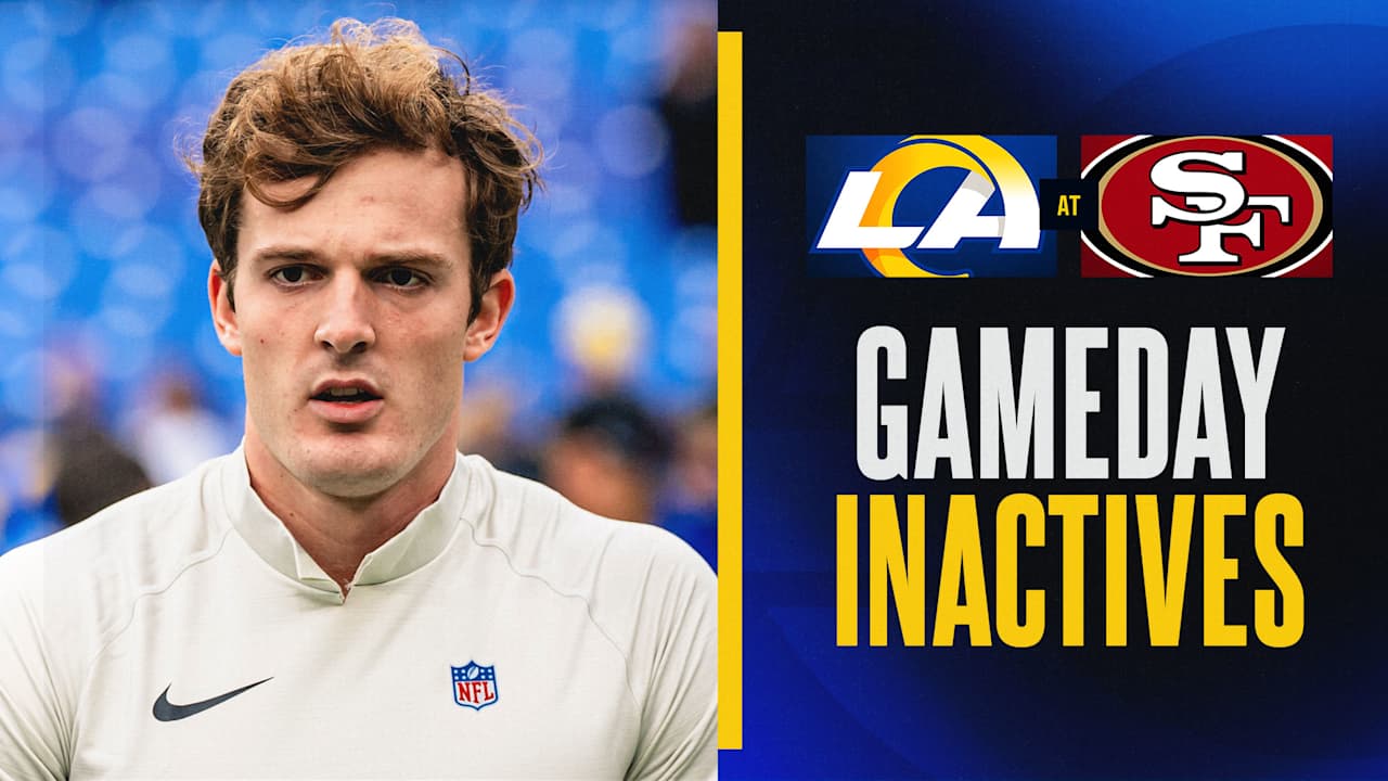 Kicker Joshua Karty and long snapper Alex Ward among Rams' inactives ...