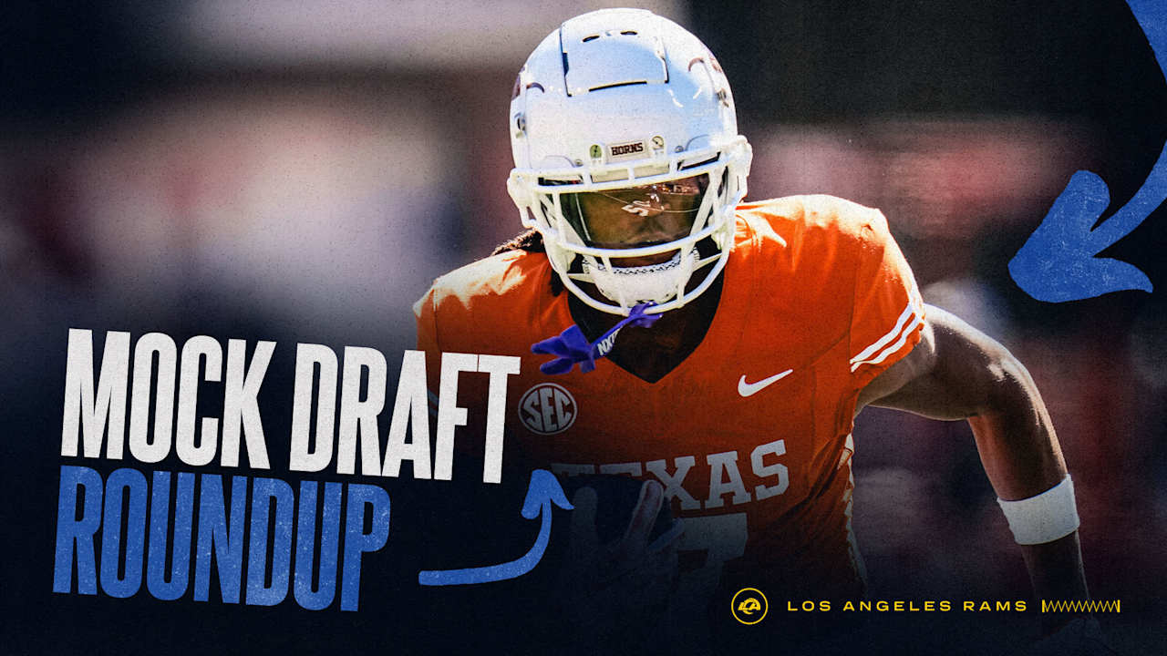 Rams 2025 NFL Mock Draft Roundup: Analyst projections with draft week two weeks away
