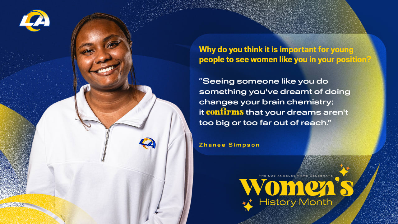 Rams Women's History Month Staff Showcase with Zhanee Simpson