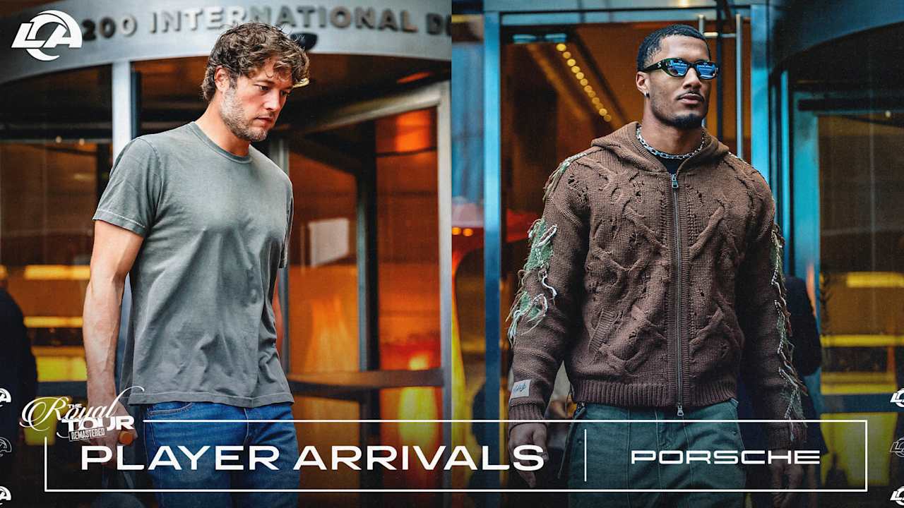 ARRIVAL PHOTOS: Matthew Stafford, Quentin Lake & more Rams players ...