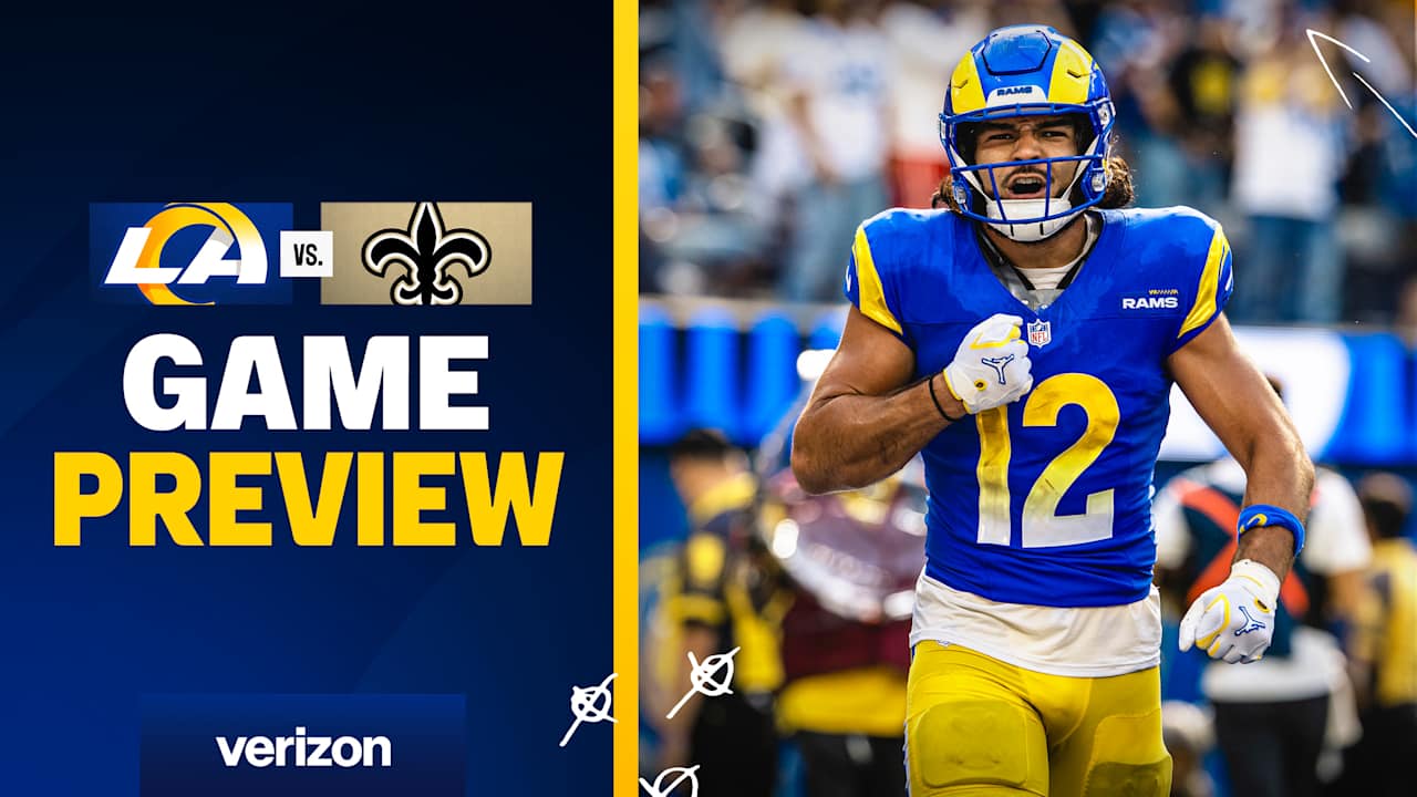 Fresh off the bye, Los Angeles Rams back home to battle New Orleans ...