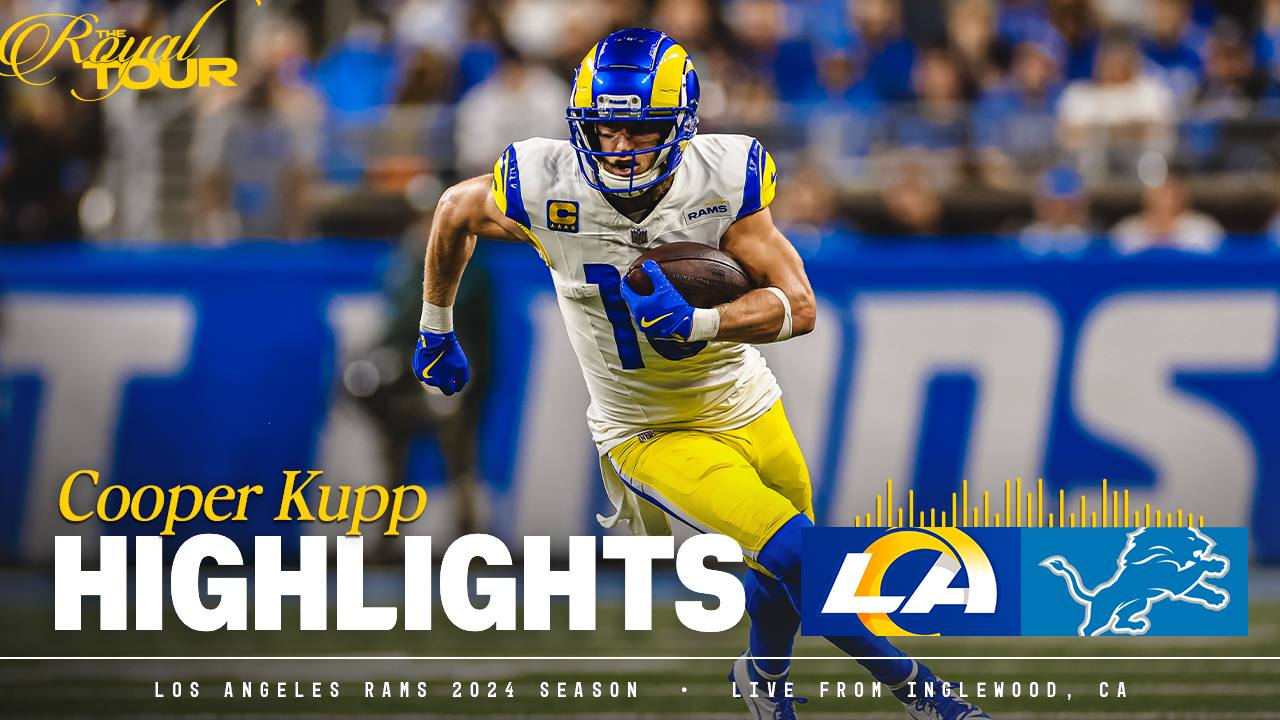 Cooper Kupp's best plays from 14-catch, 110-yard game vs. Lions Week 1