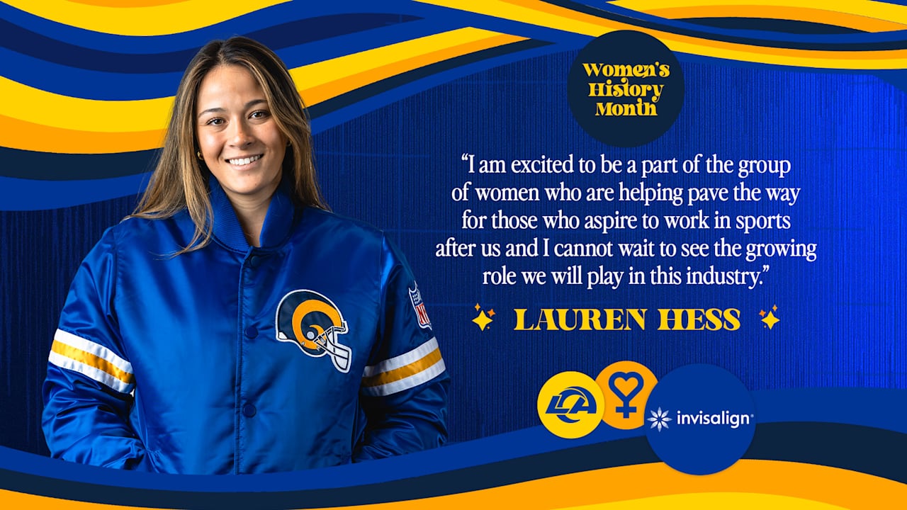Rams Women's History Month Staff Showcase with Lauren Hess: On her path ...