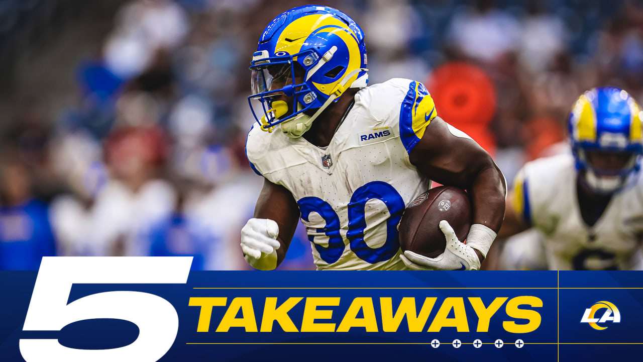 Five Takeaways from Rams' 17-15 preseason loss to Texans: Lots of ...