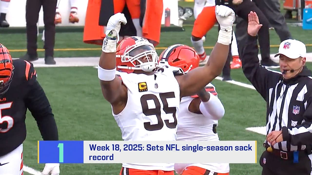 Myles Garrett's top 10 plays from his career so far | Good Morning ...