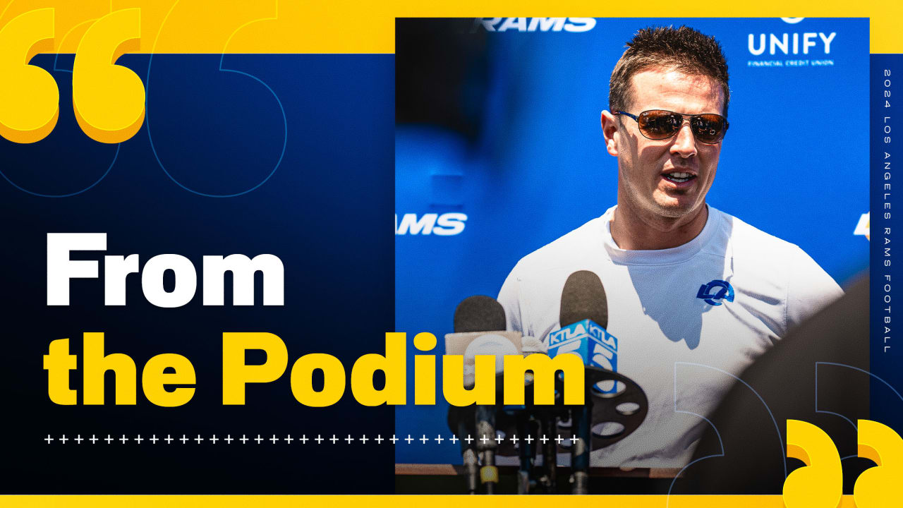 From the Podium: Rams defensive coordinator Chris Shula and offensive ...