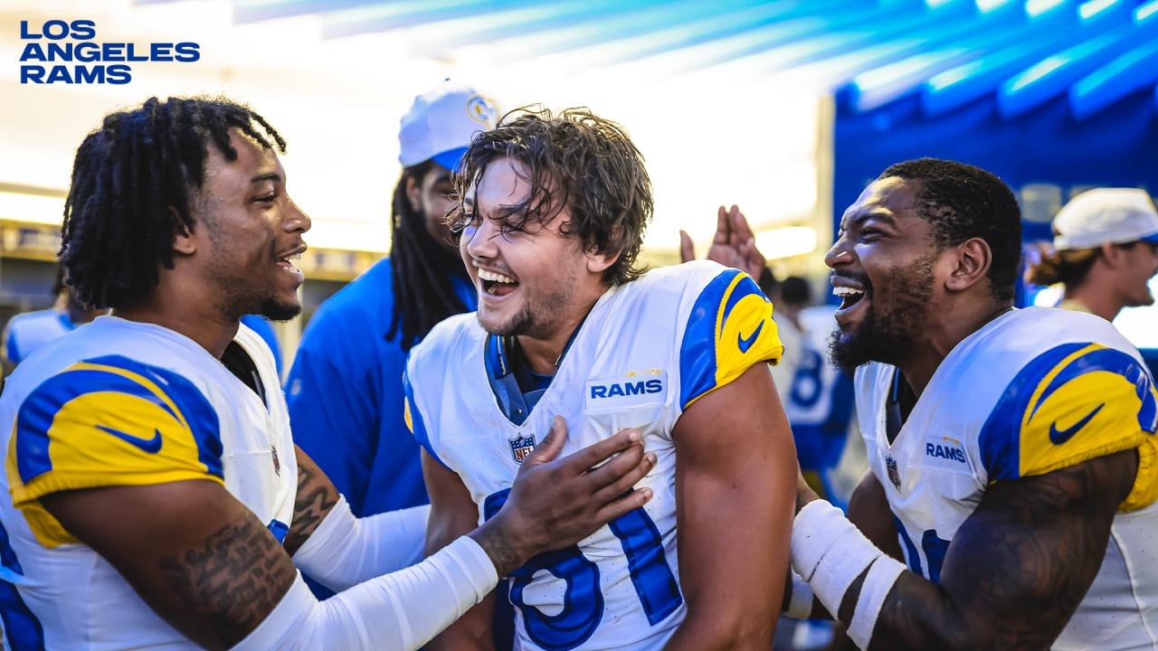 LOCKER ROOM PHOTOS: Inside the Rams locker room after 13-9 victory over ...