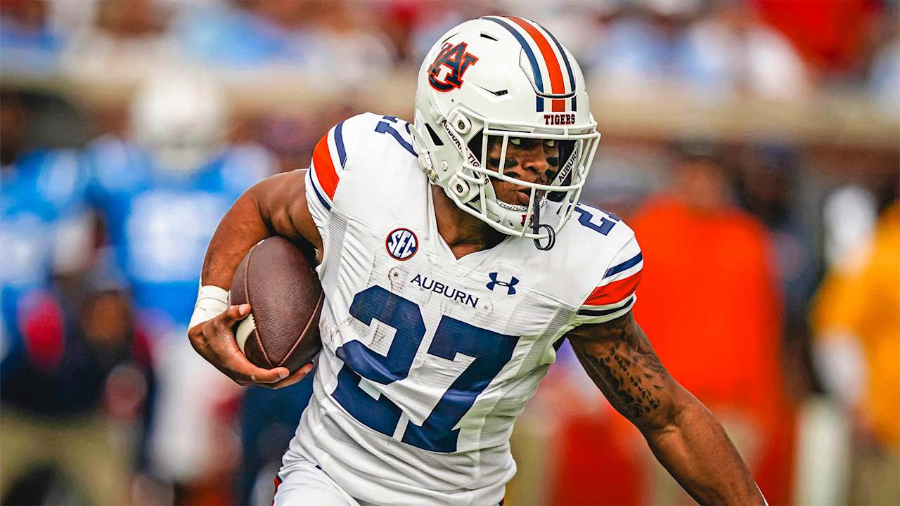 2025 NFL Draft Highlights: Running back Jarquez Hunter, Auburn, Round 4 ...