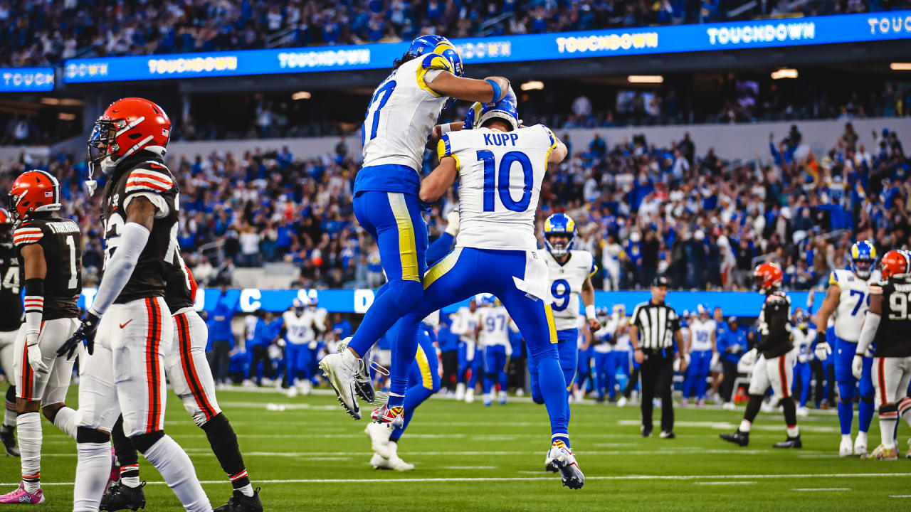 Los Angeles Rams wide receiver Cooper Kupp makes a catch in the end ...