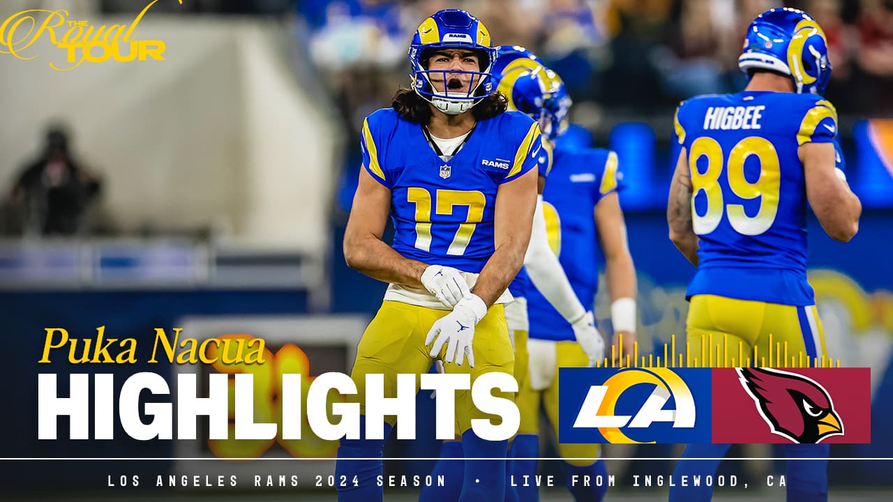 Puka Nacua's best plays from 129-yard game in Week 17 win over Arizona ...