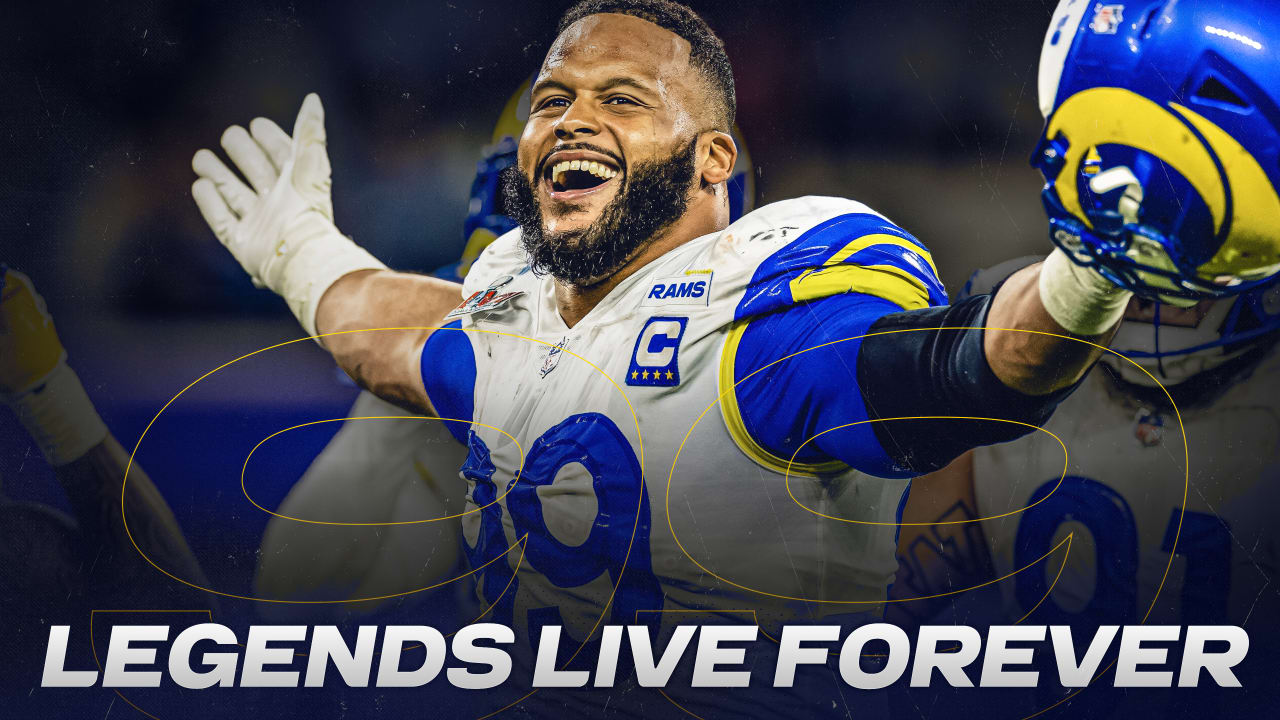 Aaron Donald announces retirement after ten seasons with the Los ...