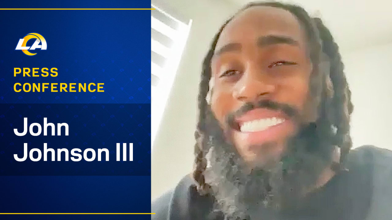 Los Angeles Rams Press Conference | Defensive back John Johnson III ...