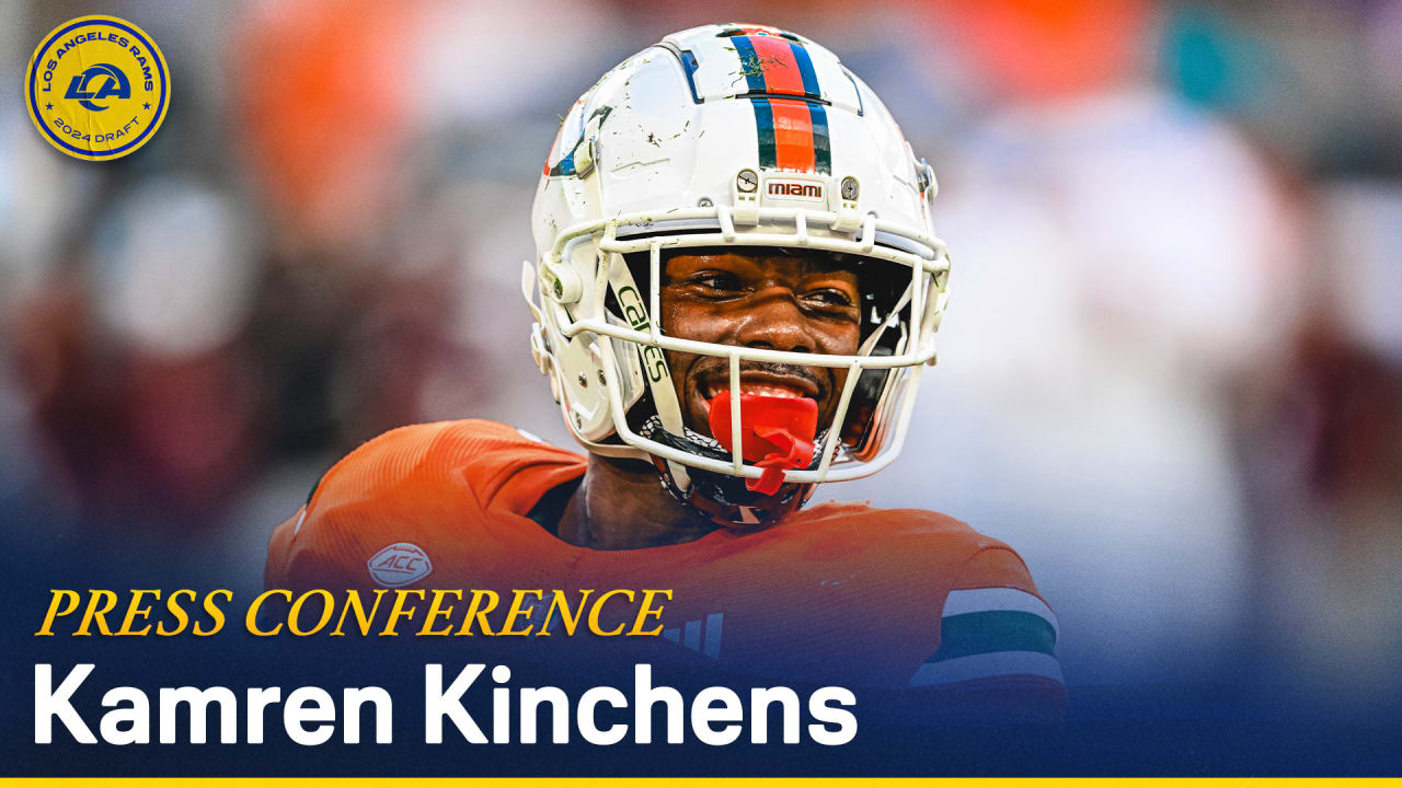 Rams 2024 NFL Draft Press Conference | Kamren Kinchens on his ...