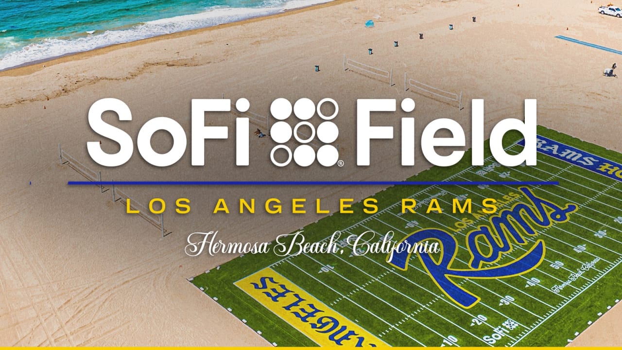 Rams unveil SoFi Field on Hermosa Beach